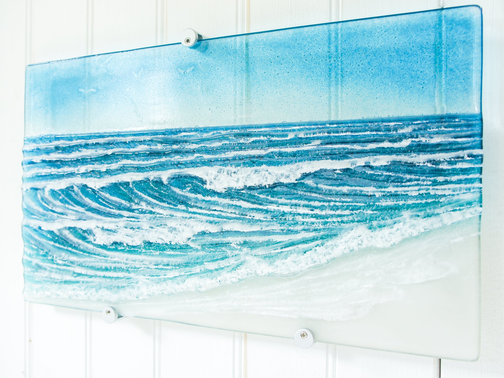 Wave Wall Panel - Model 5 - 44cmx26cm(17x10") with fixings – Matt ...