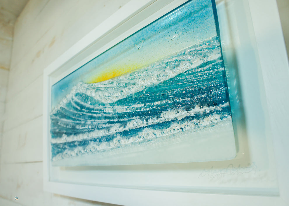 Wave Frame Sun - Landscape D4 - 45x25cm(18x10") – Matt Adkins at Glass ...