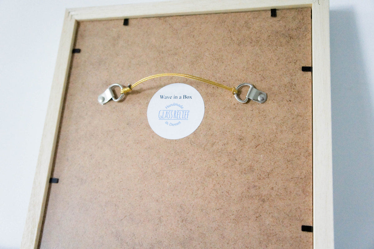 Wave in a Box - Model 1 D1 - 25x25(10") – Matt Adkins at Glass Relief Ltd