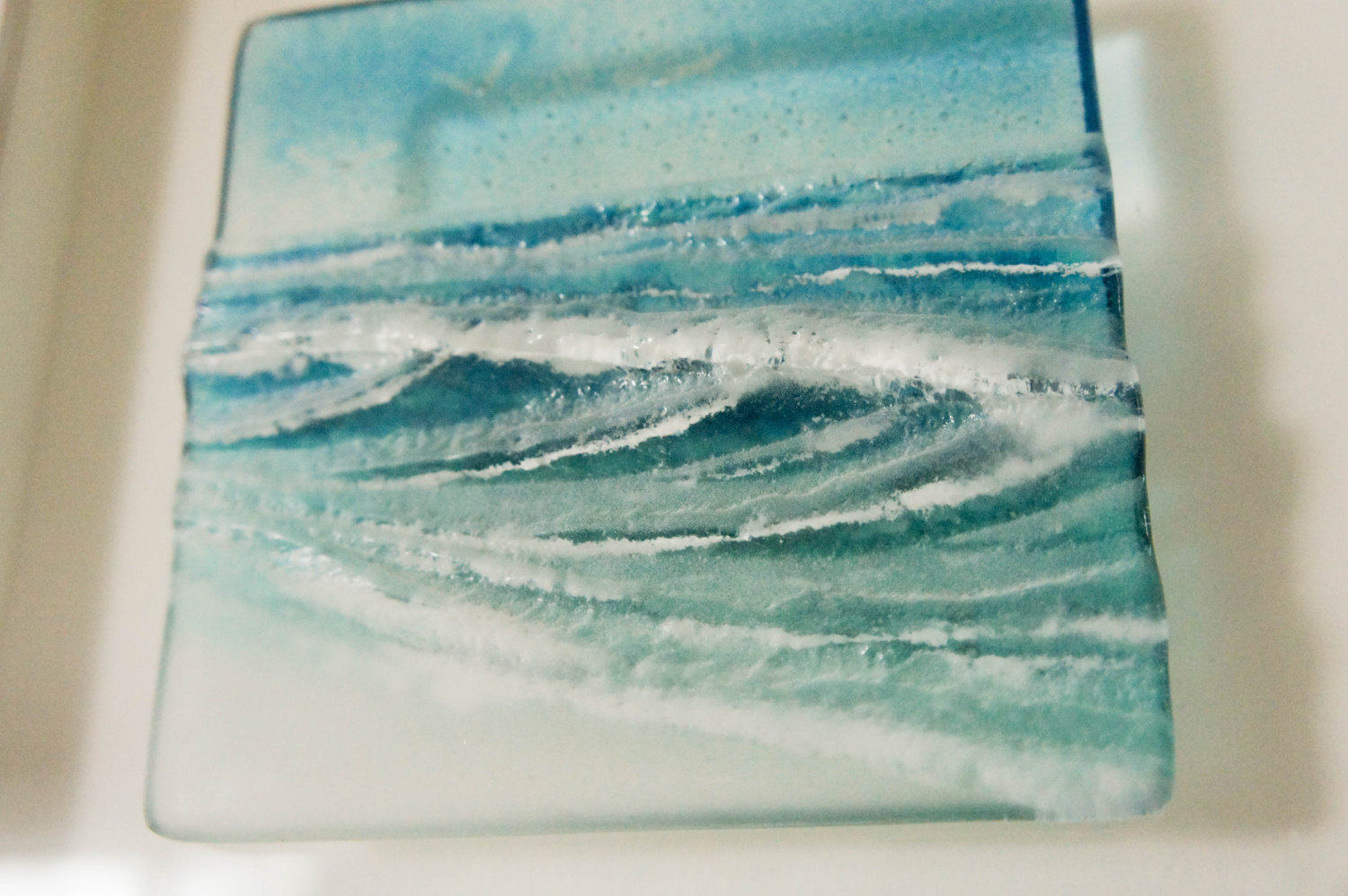 Wave in a Box - Model 1 D1 - 25x25(10") – Matt Adkins at Glass Relief Ltd