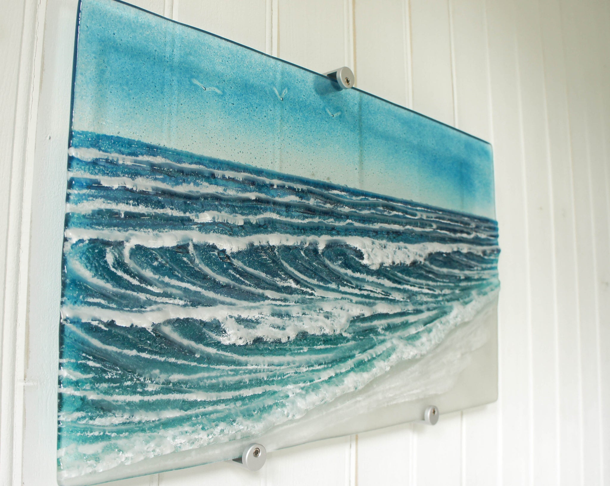 Wave Wall Panel - Model 5 - 44cmx26cm(17x10") with fixings – Matt ...