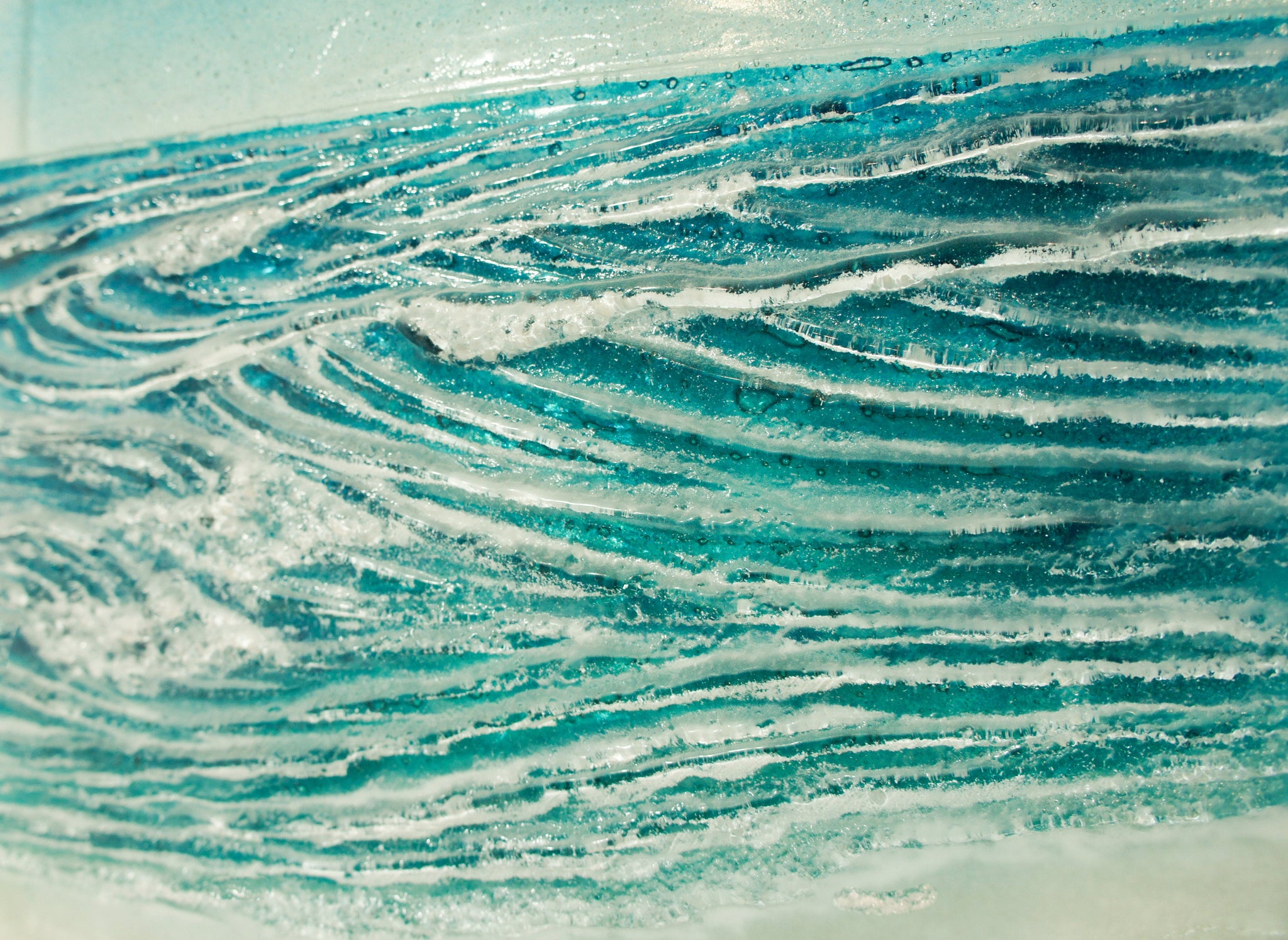 Coastal Wave Panel - Large - 40x40cm (16"x16") with fixings – Matt ...