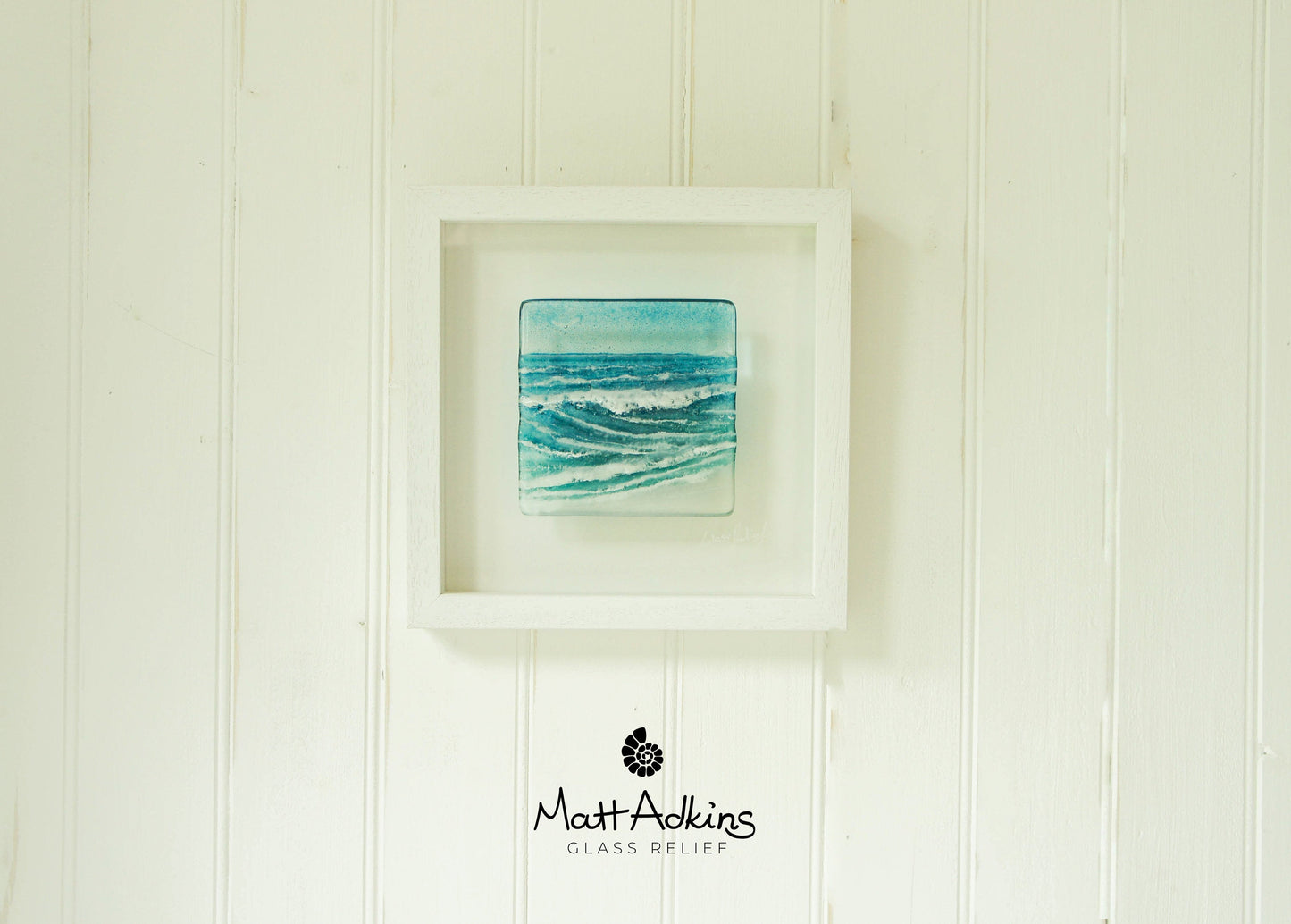 Wave in a Box - Model 1 D2 - 25x25(10") – Matt Adkins at Glass Relief Ltd